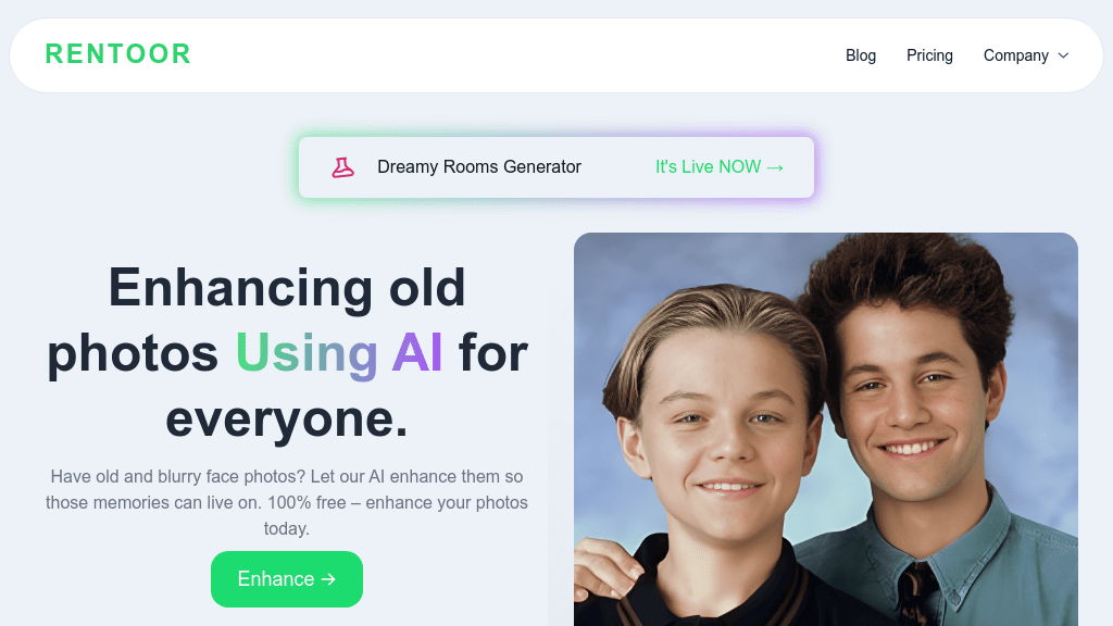 Rentoor | Improve Your Face Photos | Futureen