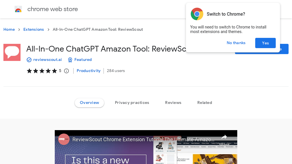 ReviewScout | All-in-One ChatGPT Amazon Tool Reviewed | Futureen