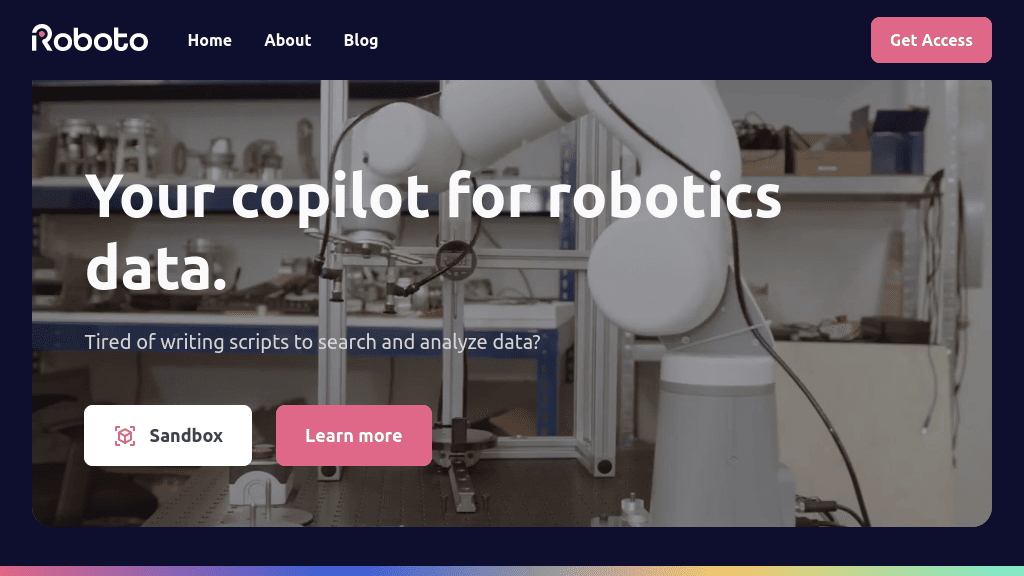 Roboto AI | Search Your Robotics Data Efficiently | Futureen