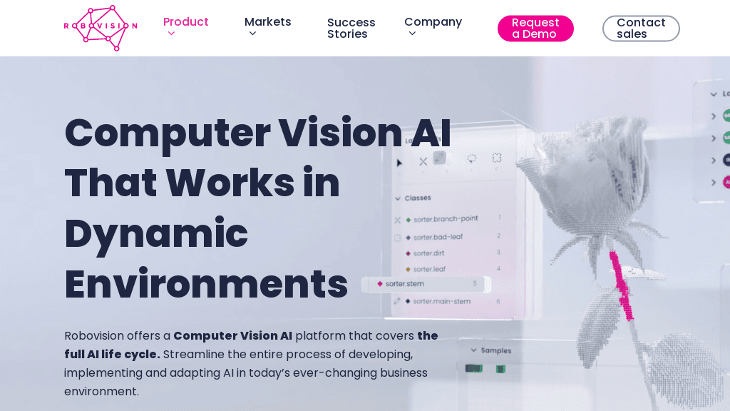 Robovision | Manage Your Process Effectively | Futureen