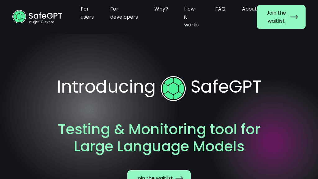 SafeGPT 🛡️ - Error-free, Private & Unbiased LLMs | Futureen