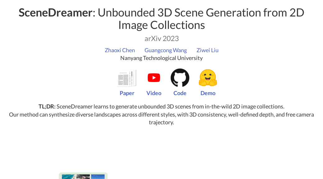 SceneDreamer | Unbounded 3D Scene Creation | Futureen