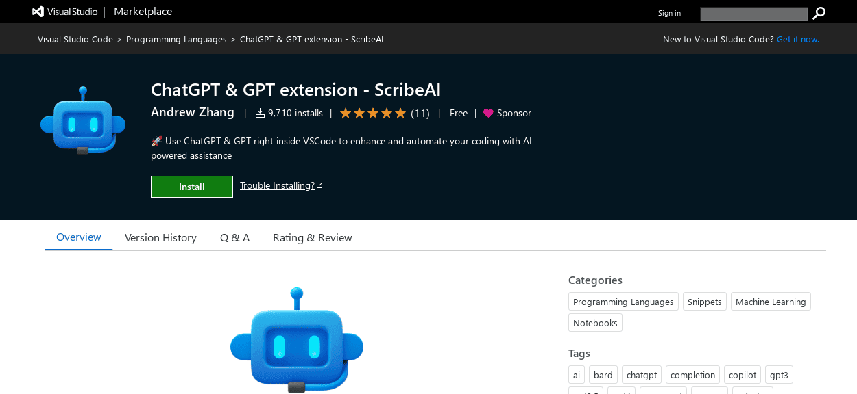 ScribeAI | Enhance Coding Using ChatGPT & GPT | Futureen