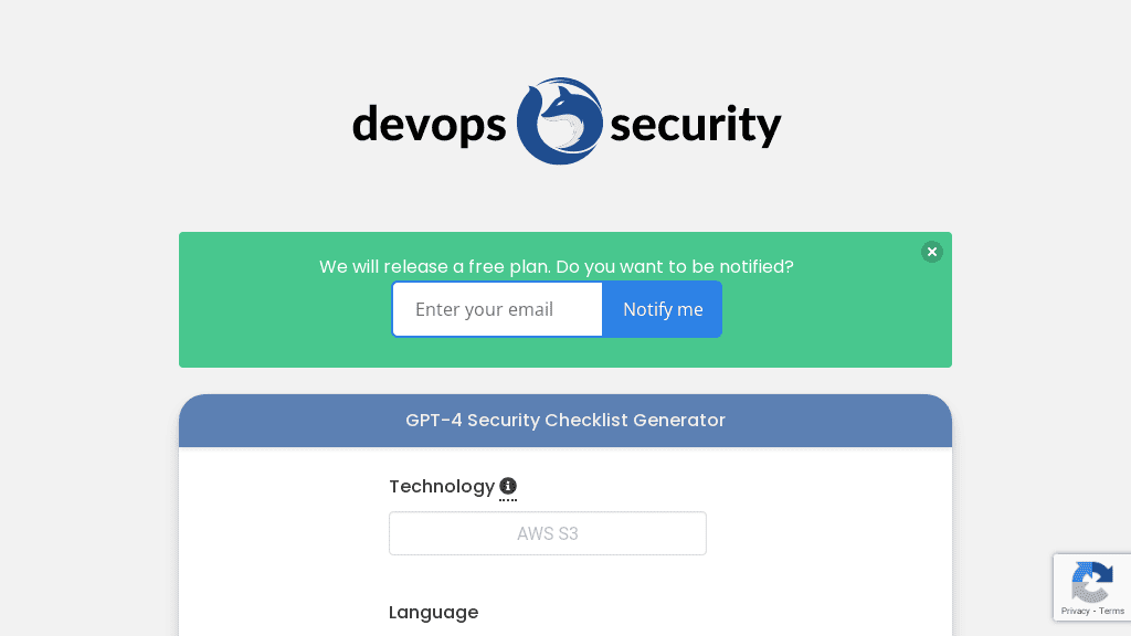 SecCheck | Generate DevOps Security Checklists | Futureen