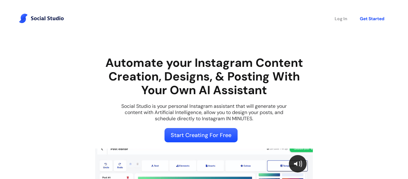 Social Studio | Create Amazing Instagram Content Instantly | Futureen