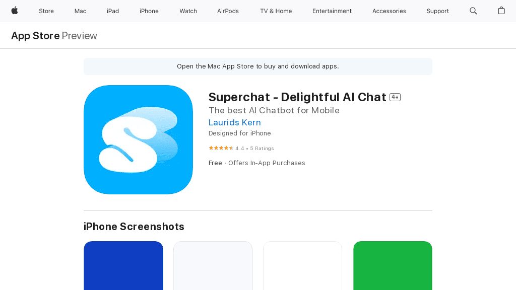 Superchat | Delightful AI Chat for iPhone Users | Futureen