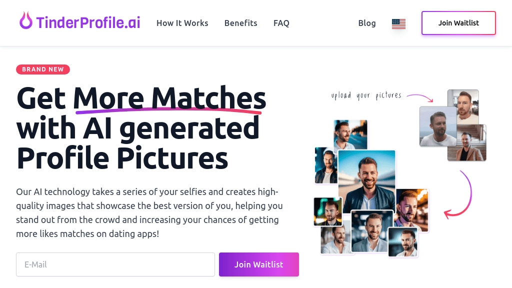 TinderProfile.ai | Boost Your Matches with AI | Futureen