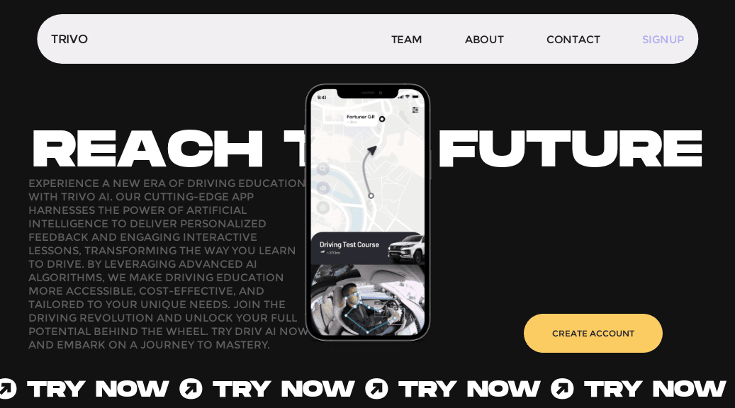 Trivo Ai | Enhance Your Driving Skills | Futureen