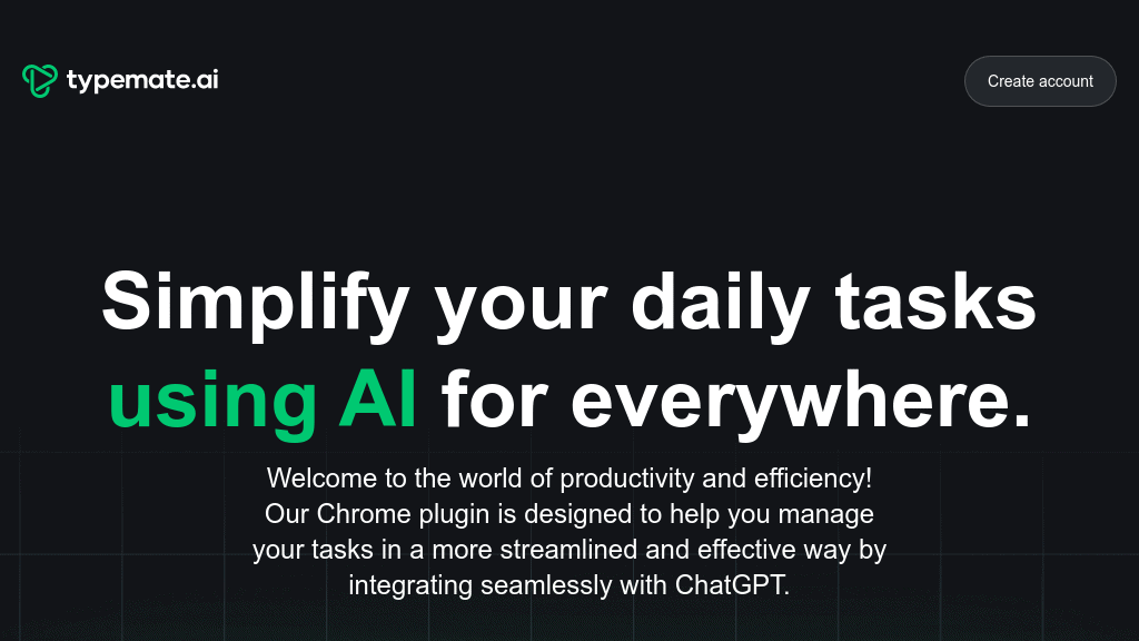 Typemate.ai | Streamline Your Tasks with ChatGPT | Futureen