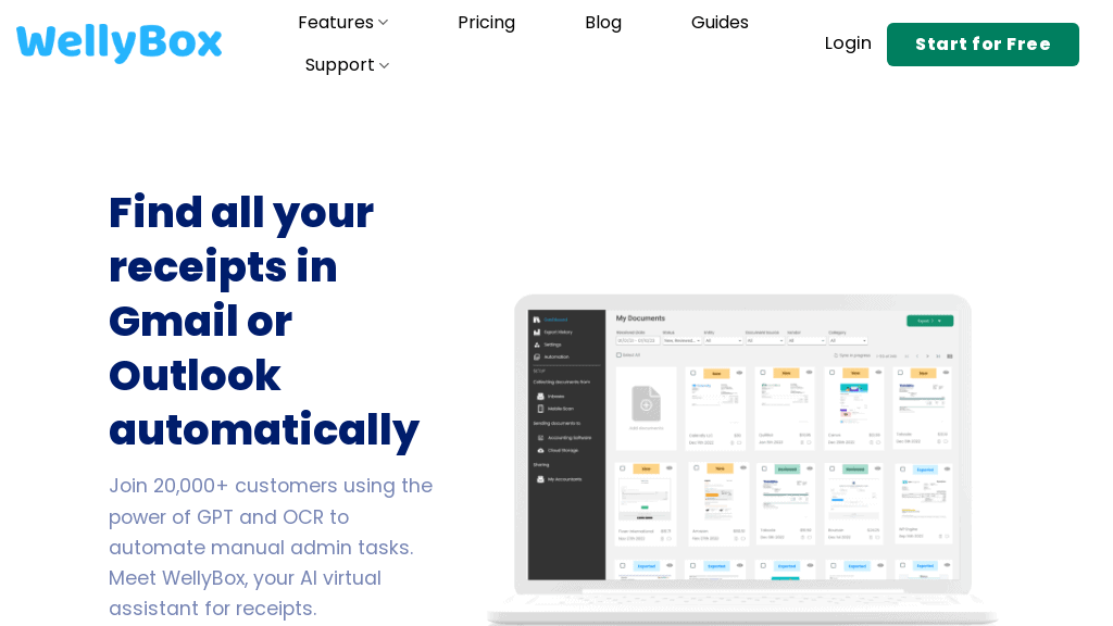 WellyBox | The Ultimate Receipt Management App | Futureen
