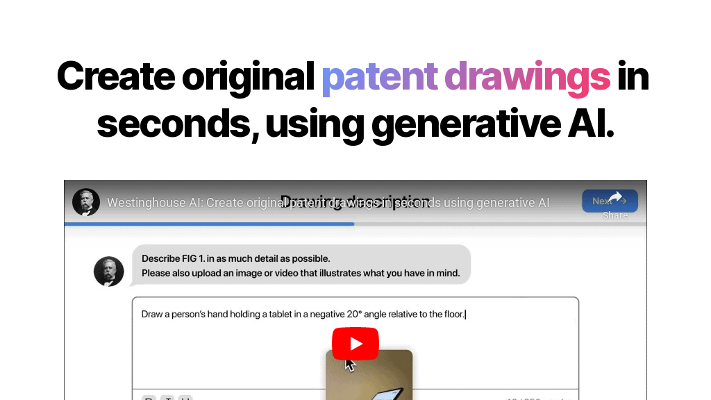 Westinghouse.ai | Create Patent Drawings Instantly | Futureen