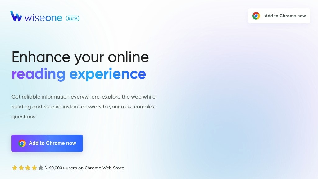 Wiseone | Read and Get Instant Answers | Futureen