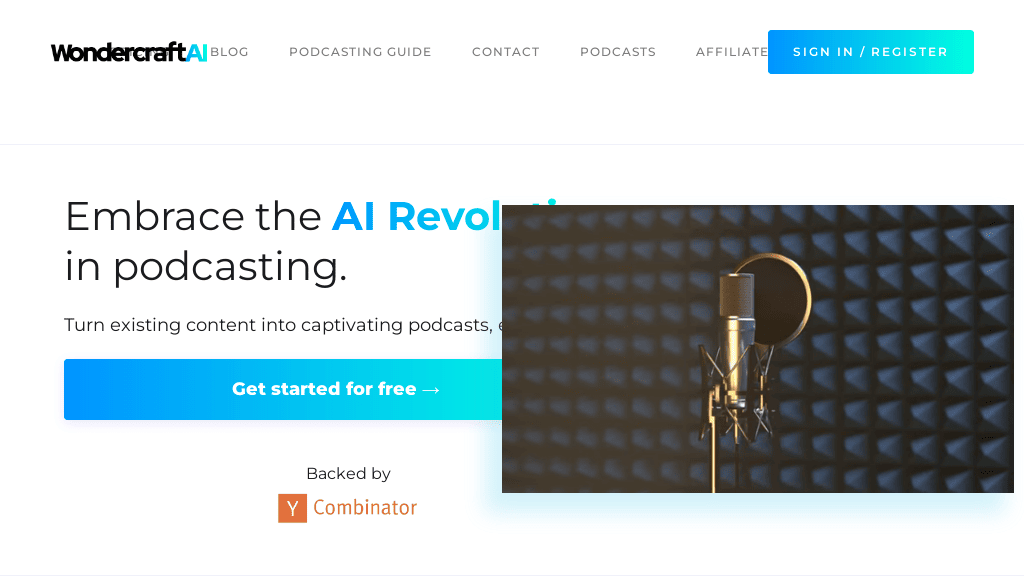 Wondercraft AI | Create Podcasts with Ease | Futureen