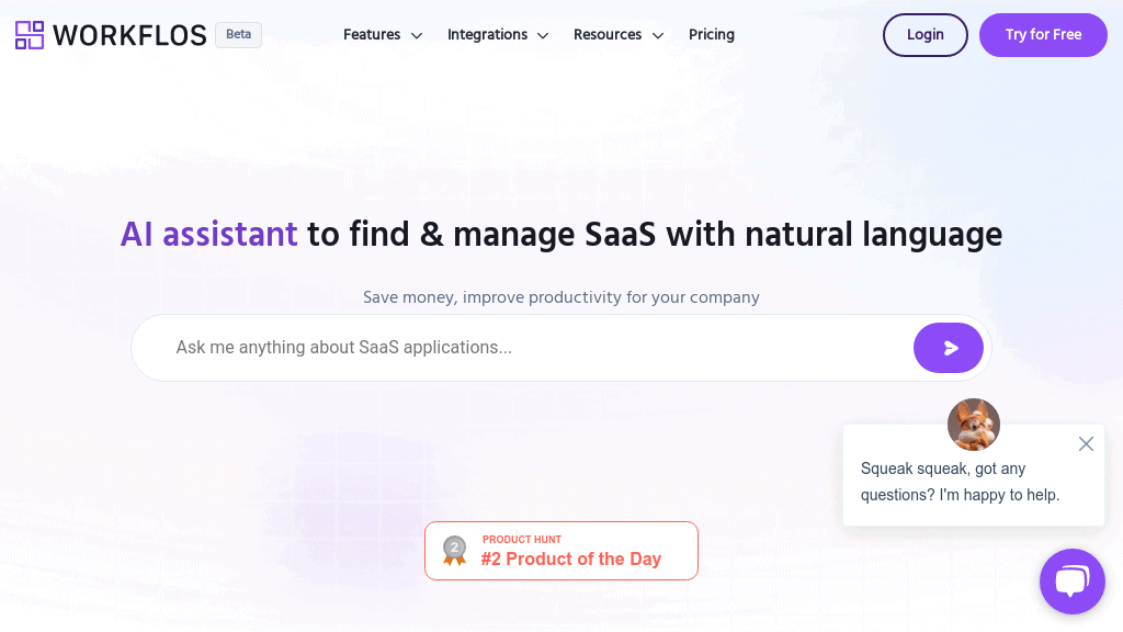 Workflos.ai | AI-Powered SaaS Manager and Finder | Futureen