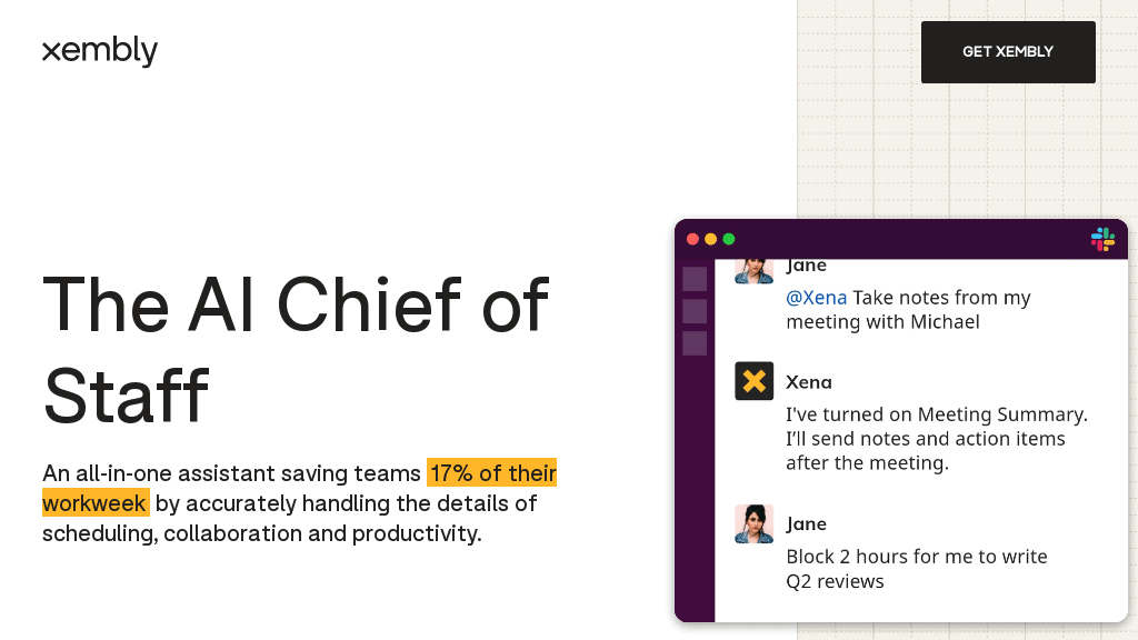 Xembly 🤖 Boosts Productivity and Streamlines Workflows | Futureen