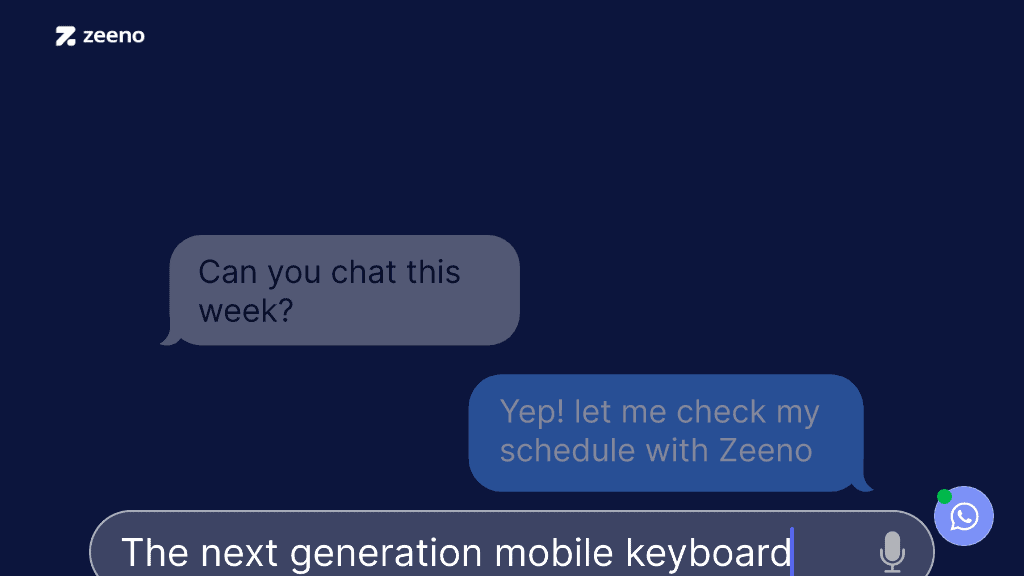 Zeeno | AI Integrated into Your Keyboard | Futureen
