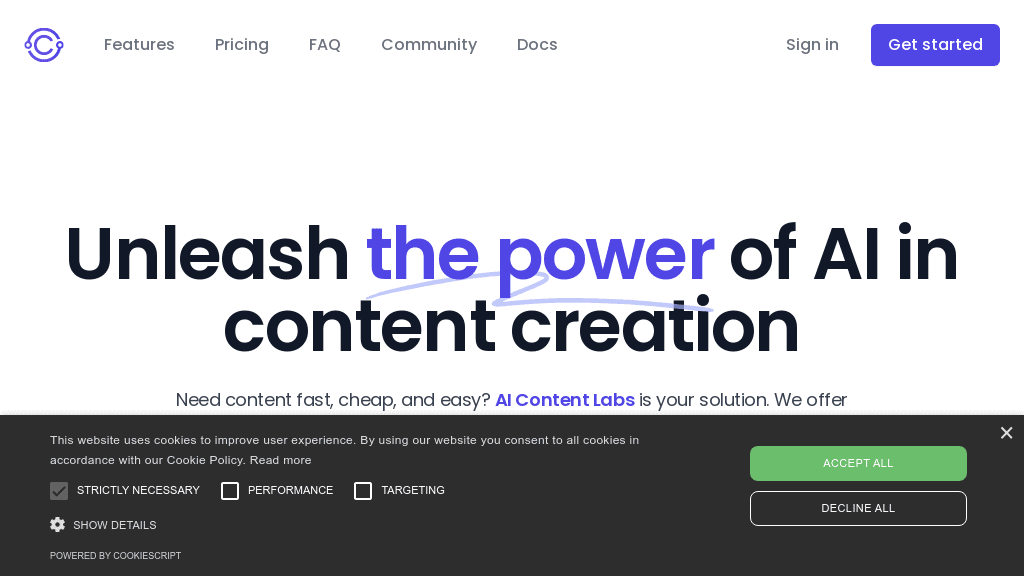 AI Content Labs | Boost Your Content Creation Efforts | Futureen
