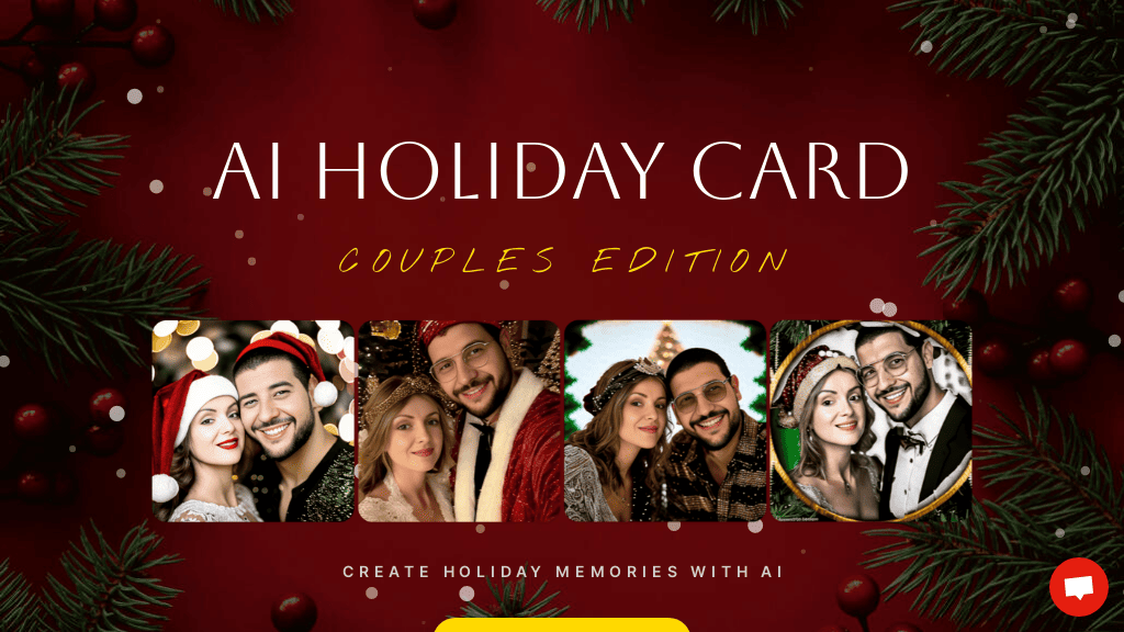 AI Holiday Cards | Create Stunning Photorealistic Cards for Couples ...