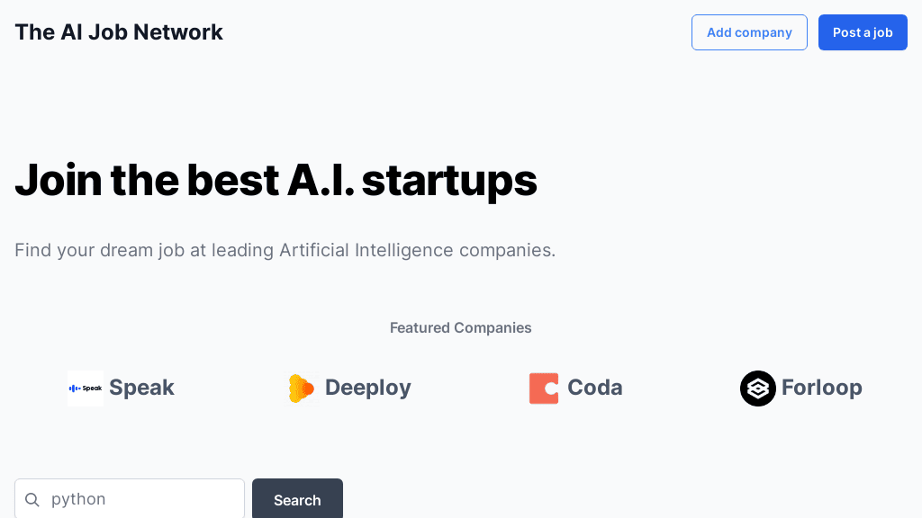 AI Job Network | Finding Opportunities in Tech Careers | Futureen
