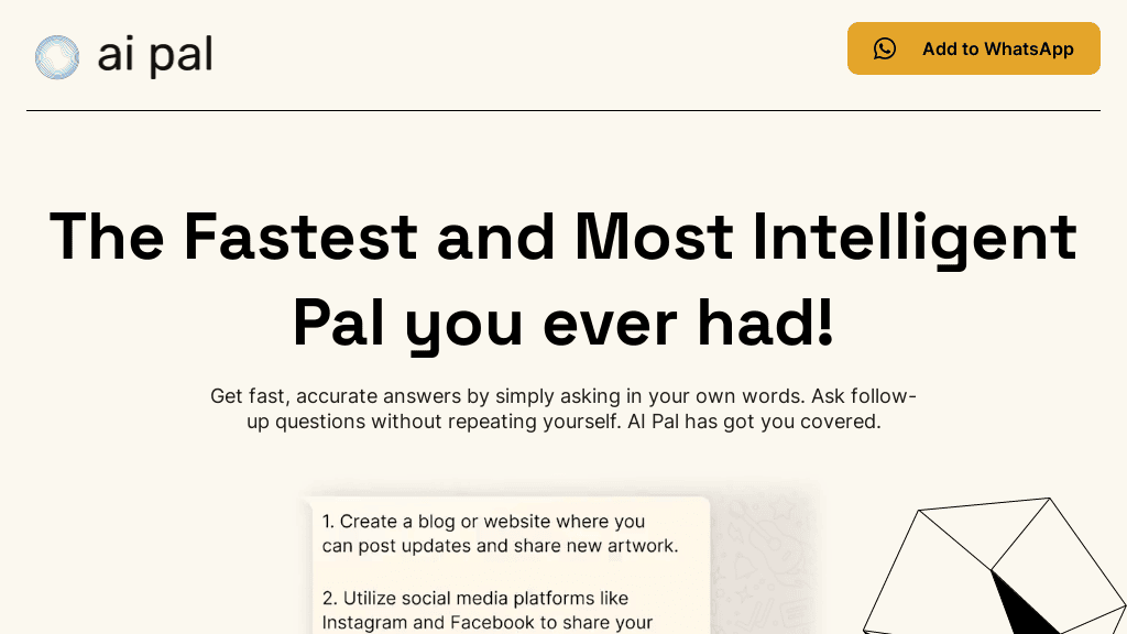 AI Pal | WhatsApp AI Power Redefined! | Futureen