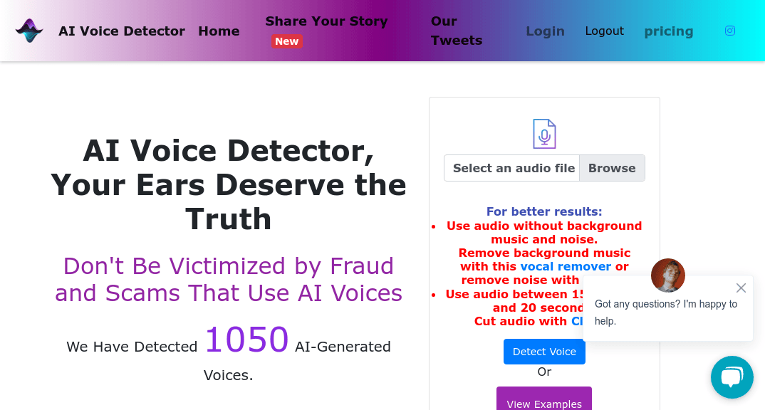AI Voice Detector | Safeguard Against Audio Manipulation | Futureen