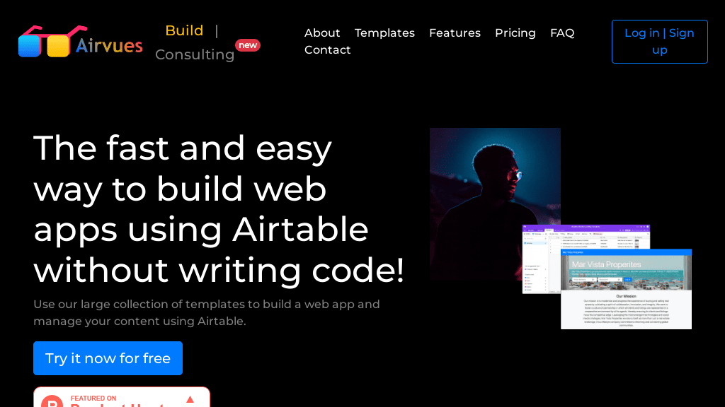 Airvues | No-Code Website Integration Solution | Futureen