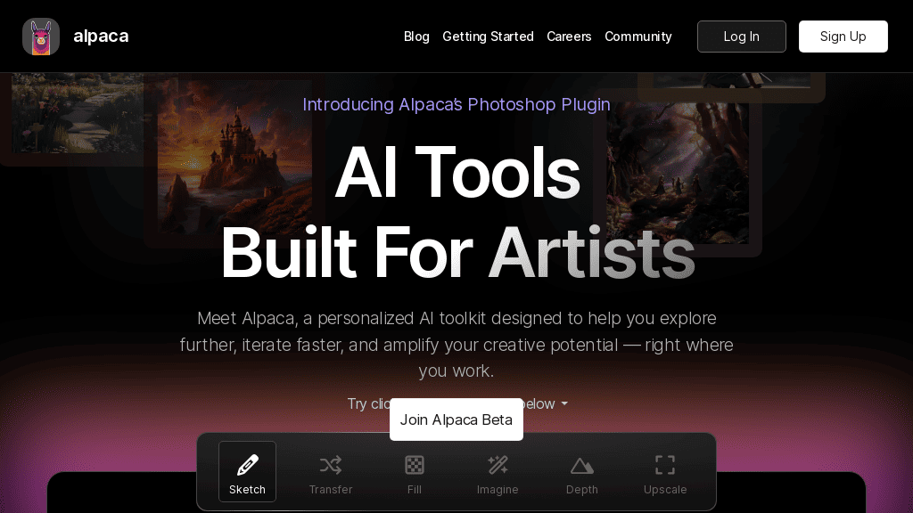 Alpaca | Human-AI Collaboration in Image Generation | Futureen