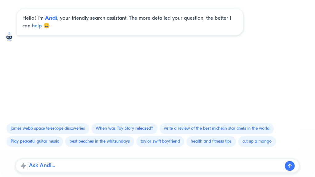 Andi | Next Generation Search Tool | Futureen