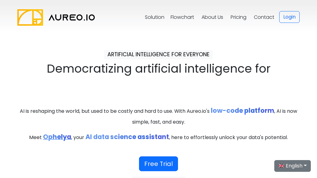 Aureo.io | Transform AI with a Low-Code Platform | Futureen