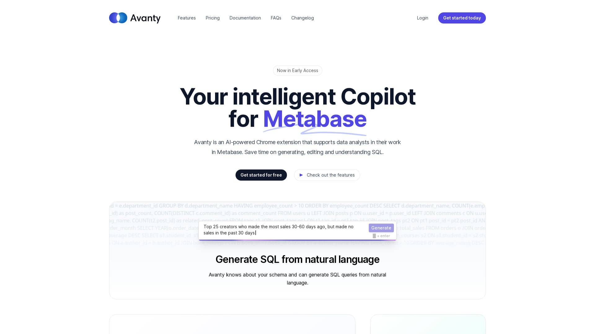 Avanty | Boosts Metabase for Data Analysts | Futureen