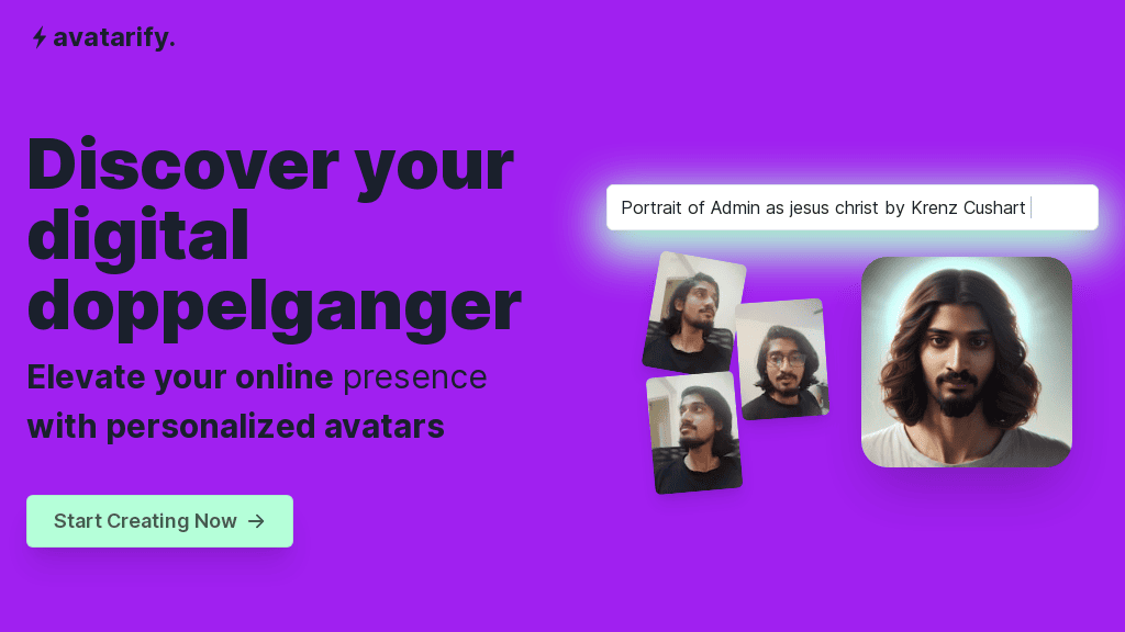 Avatarify | Turn Selfies into Lifelike Avatars in 3 Simple Steps | Futureen