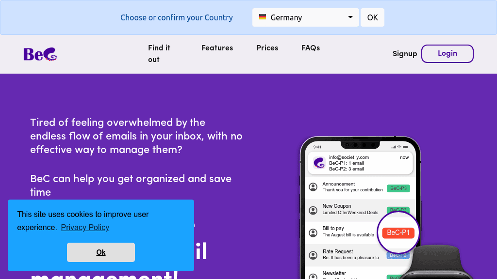 BeC | Organized Emails | Futureen