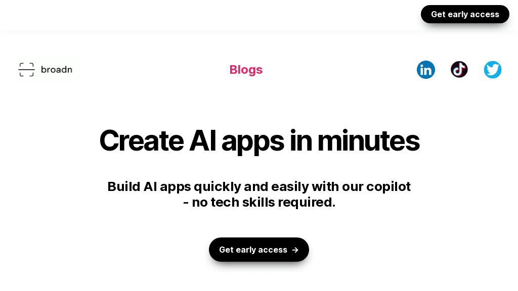 Broadn | Create AI Apps Quickly | Futureen
