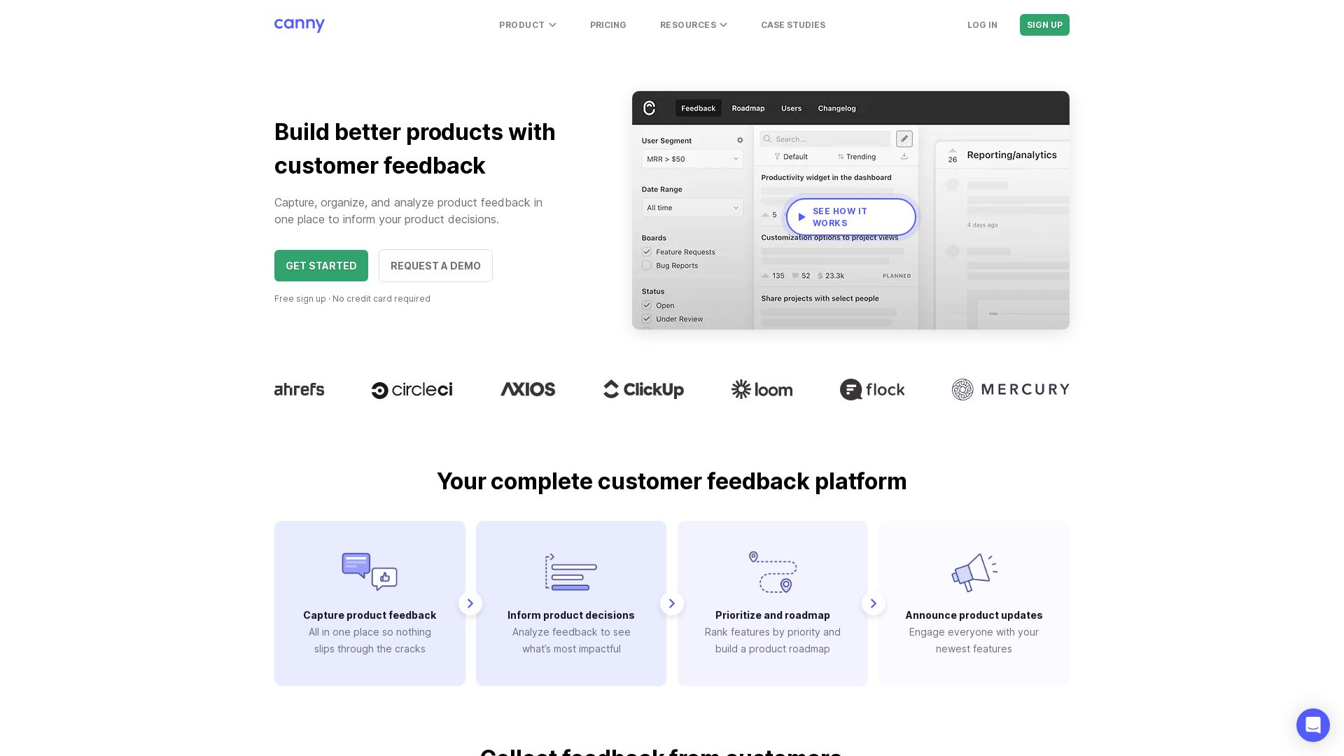 Canny Collect And Organize Customer Feedback Futureen 