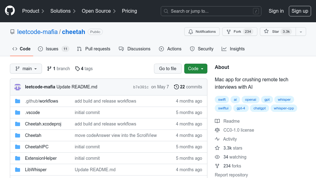 Cheetah | Ace Remote Tech Interviews with AI | Futureen