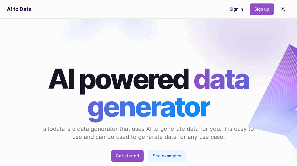 DataGen | AI-Powered Real Data Generator | Futureen