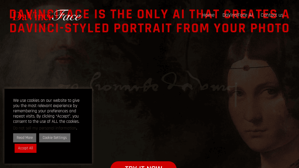 DaVinciFace | Turn Your Face into Art | Futureen