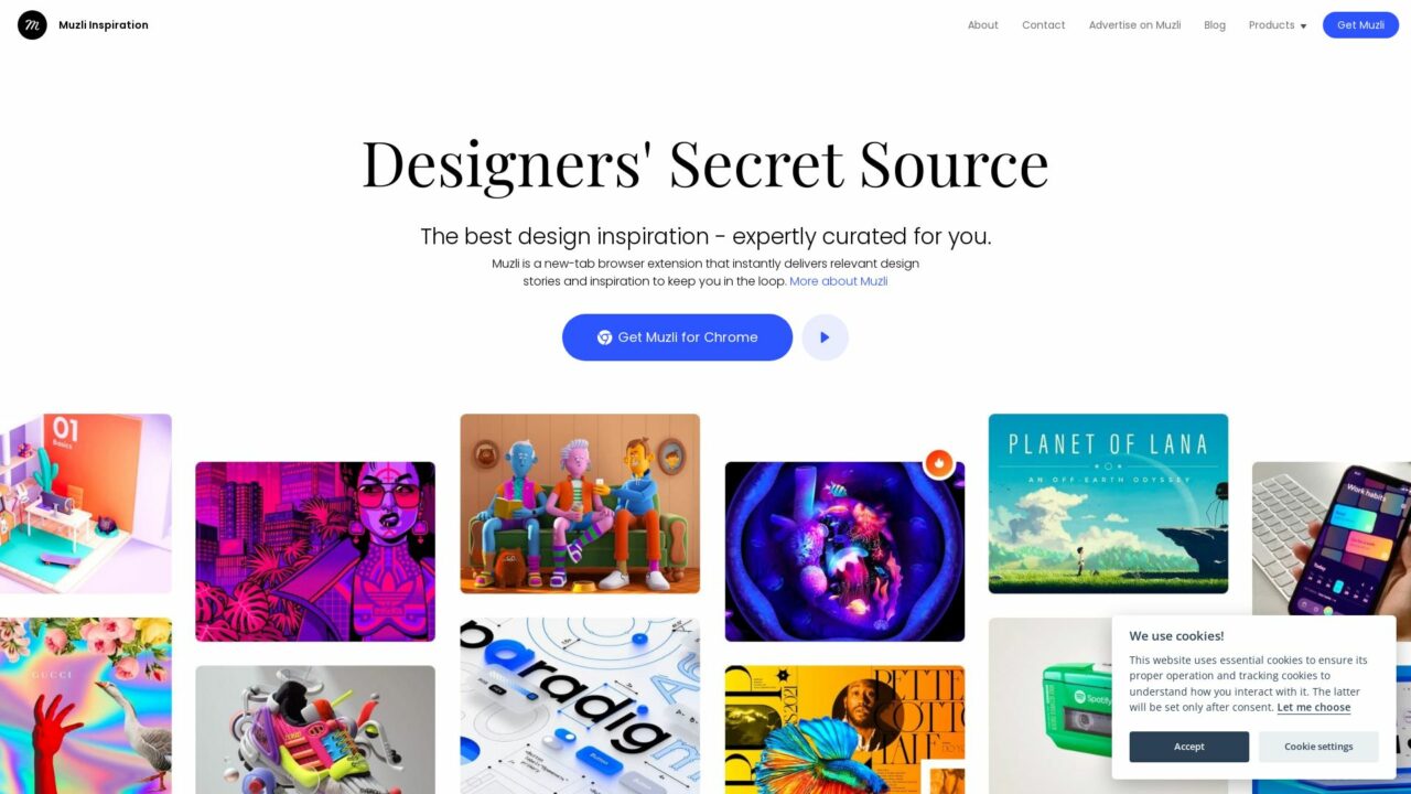 Muz.li 🎨 Design Inspiration Hub: Your Secret Source | Futureen