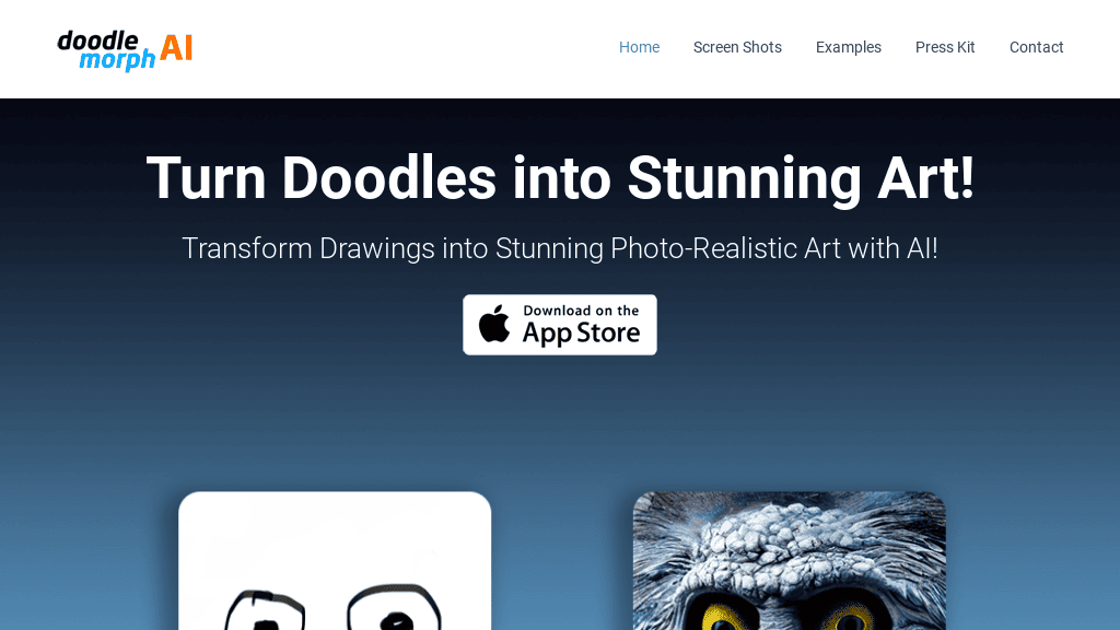 Doodle Morph AI | Turn Doodles into Art | Futureen