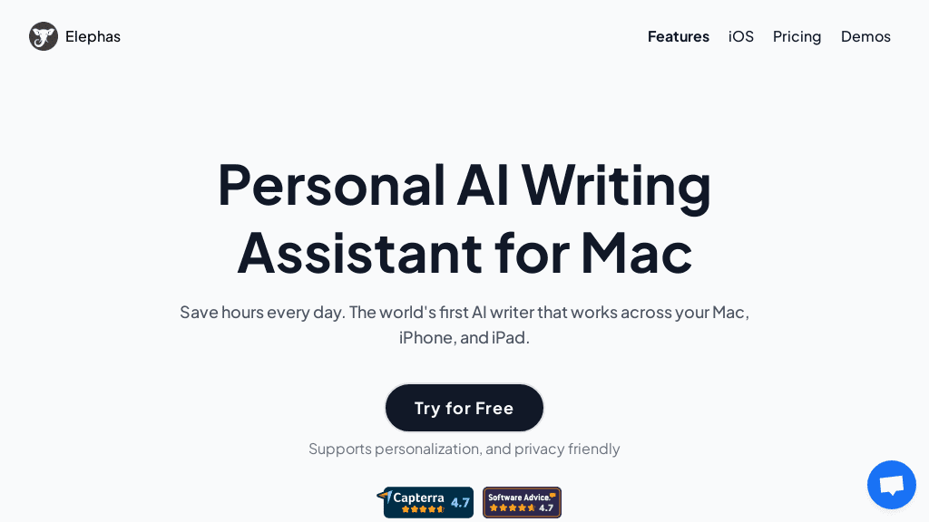 Elephas | Enhance Your Writing Productivity with an AI Assistant | Futureen
