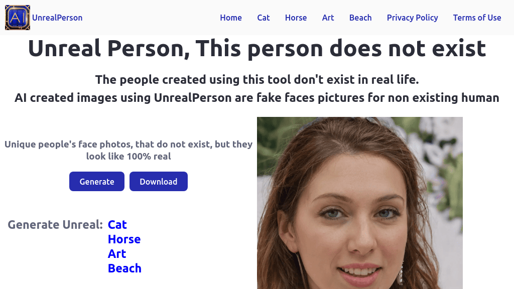 FaceGen | Create and Download AI-Generated Faces for Free | Futureen
