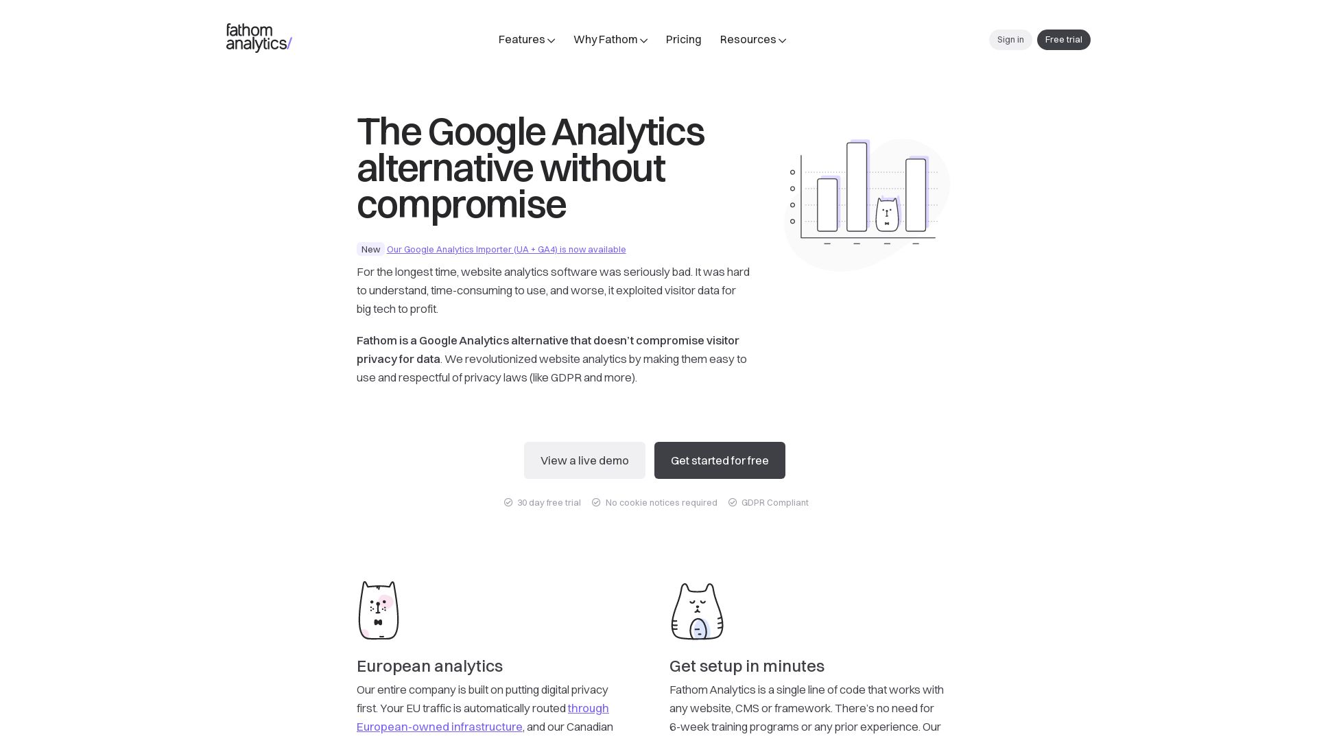 Fathom Analytics | Simple, GDPR-Compliant Analytics Tool | Futureen
