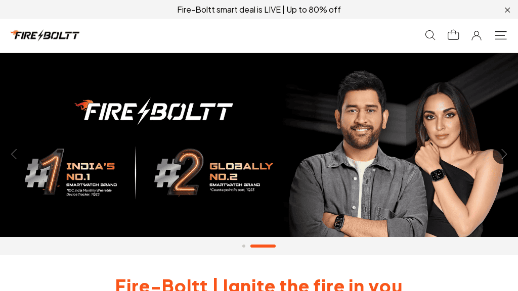 Fire-Boltt | India's Leading Smart Watch Brand | Futureen
