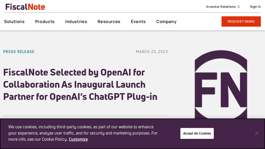 FiscalNote | AI Collaboration in Legal & Regulatory Insights | Futureen