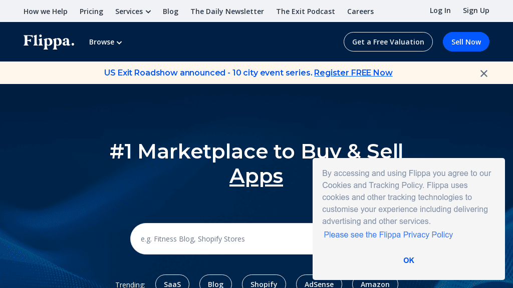 Flippa | Buy and Sell Online Businesses | Futureen