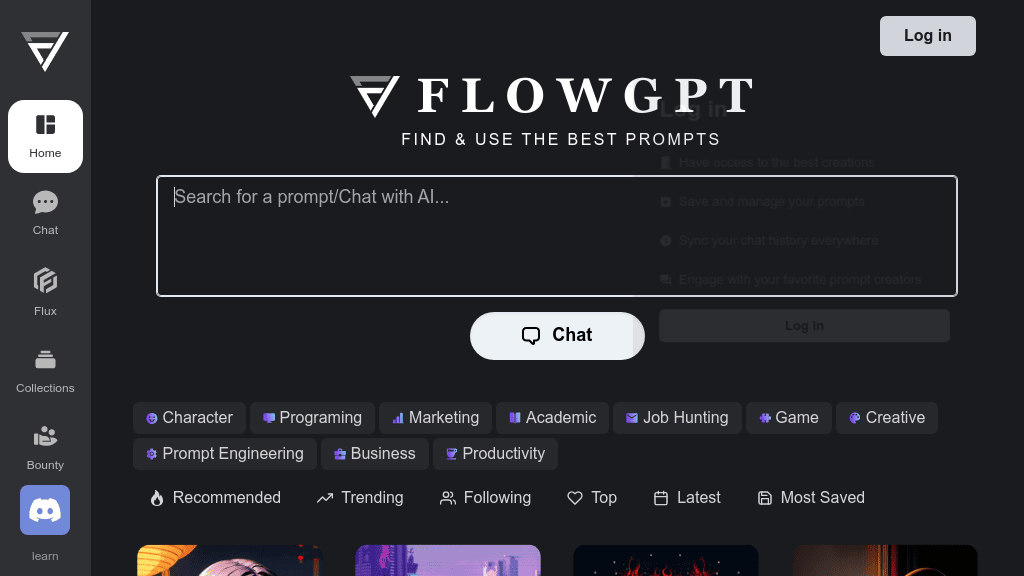 FlowGPT | Enhance Communication with Top Chat Prompts | Futureen