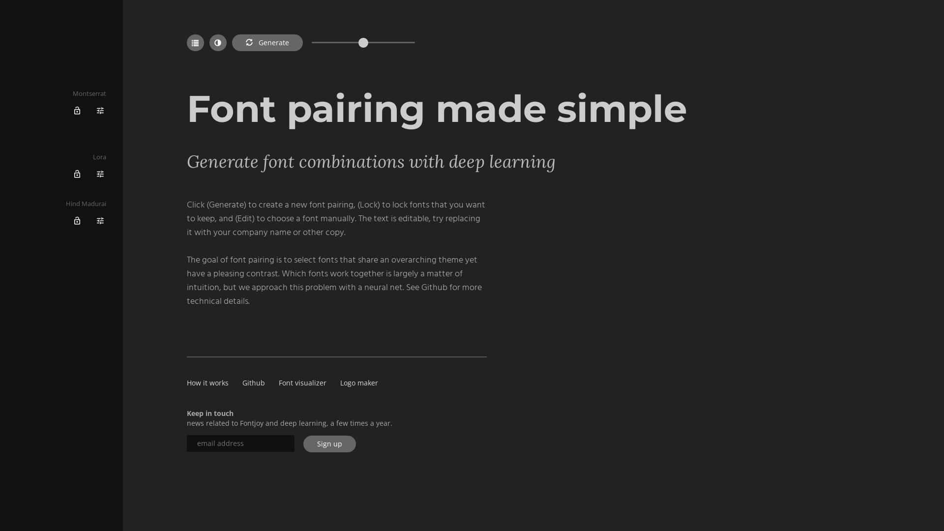 Fontjoy | Simplifies Font Pairing for Designers | Futureen