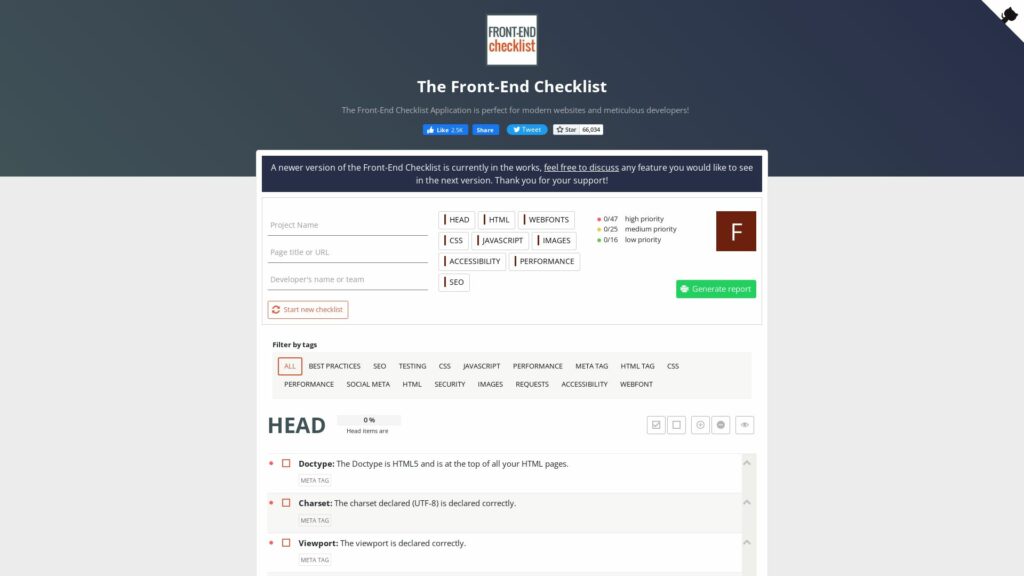 Front-End Checklist | Your Ultimate Tool! | Futureen