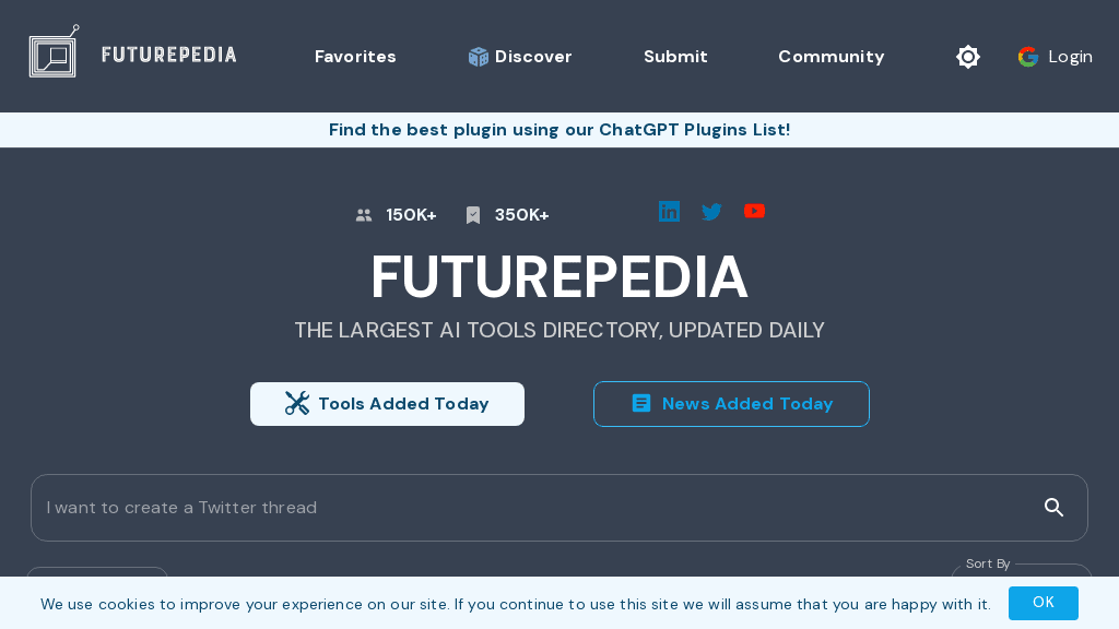 Futurepedia | The Ultimate AI Tools Directory | Futureen