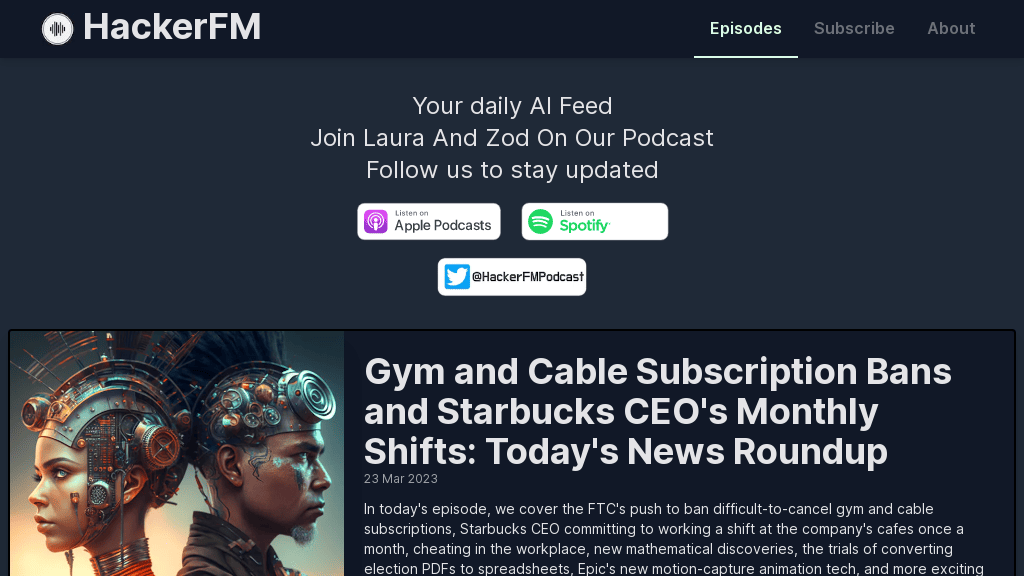 Hacker FM | AI Podcast with Laura and Zod | Futureen